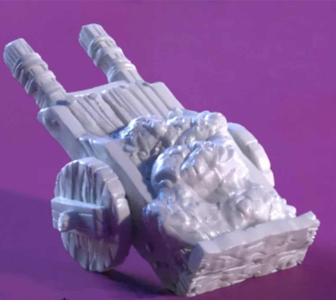 Dnd RESIN Nightsoil Cart Wheelbarrow for Village Farm Medieval Tabletop ...