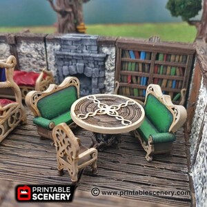 Dnd Elegant Furniture Set Castle Palace Mansion House Elven Tabletop ...