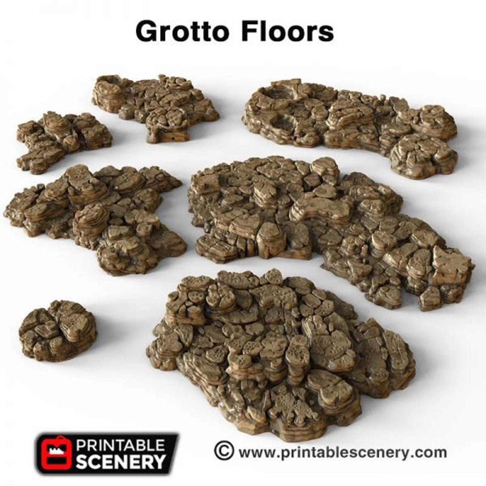 Dnd Grotto Floors Goblin Caverns Clorehaven Tabletop Scatter | Etsy