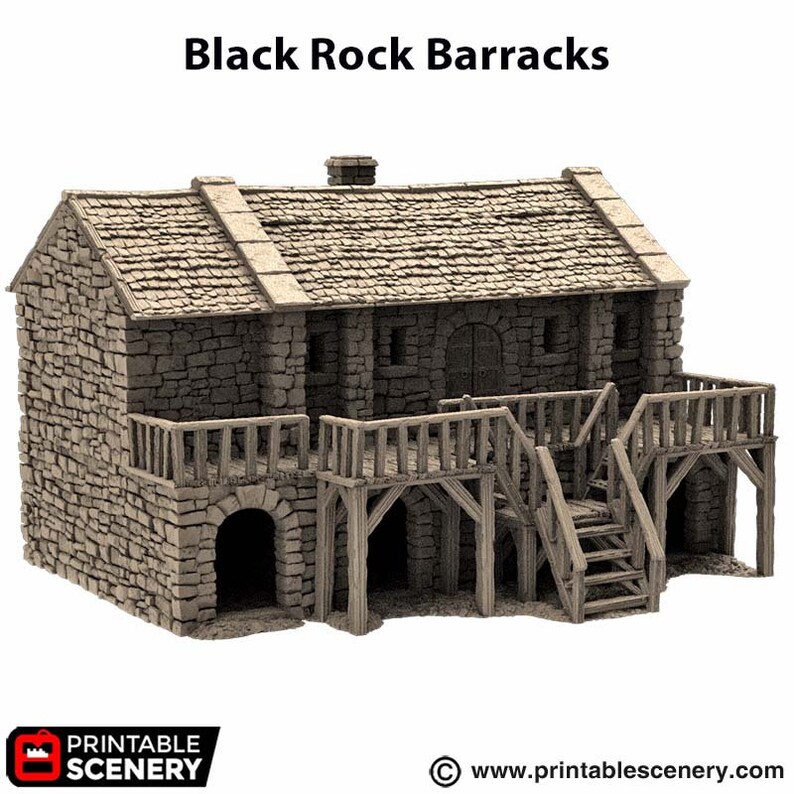 Dnd Black Rock Barracks Country and King Farm Castle Village Medieval ...