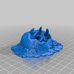 Dnd Giant Maw Ambush Monster Underground Creature Tentacles 28mm ...