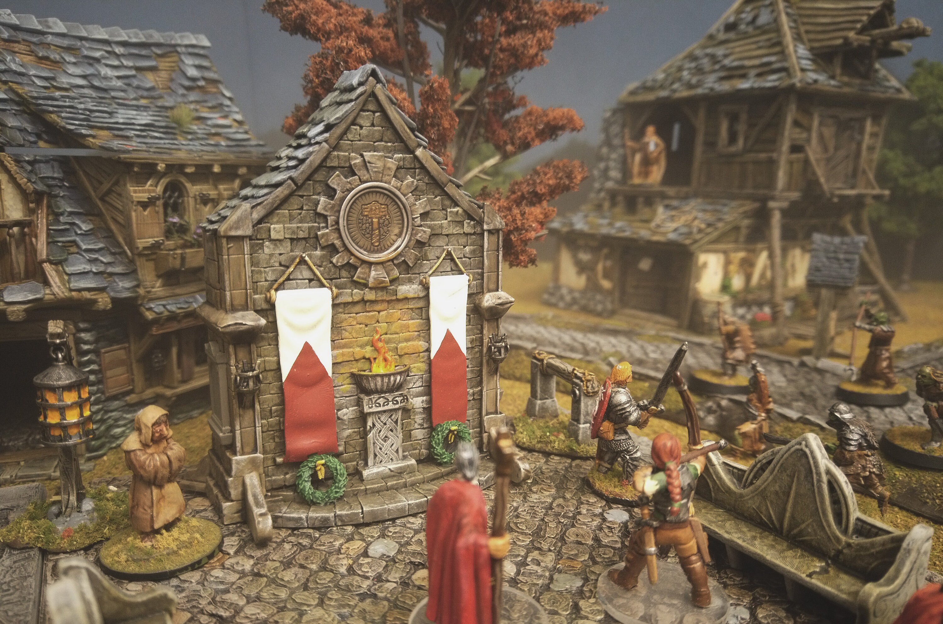 Dnd War Memorial Fountain Medieval War Ruins Town Village - Etsy