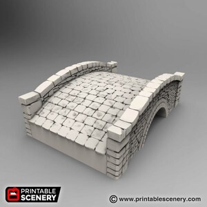 Dnd Stone Footbridge Bridge Scatter Terrain Tabletop War Games WWII RPG ...