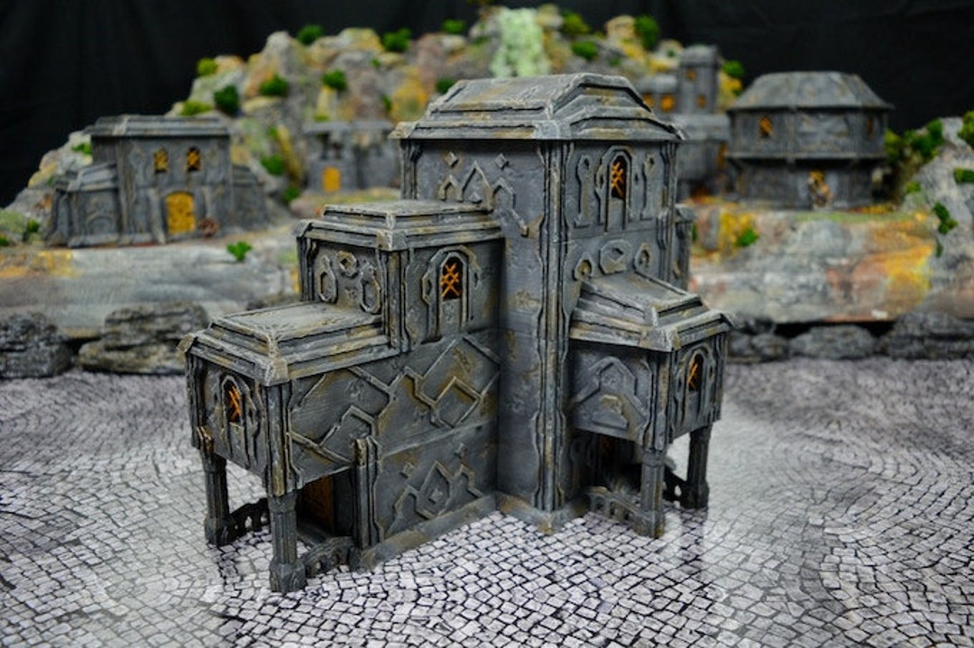 Dnd Dwarven House 9 HUGE Dwarf Home or Hall 28mm LOTR Scatter Tabletop ...