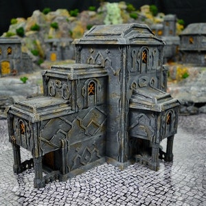 Dnd Dwarven House 9 HUGE Dwarf Home or Hall 28mm LOTR Scatter Tabletop ...