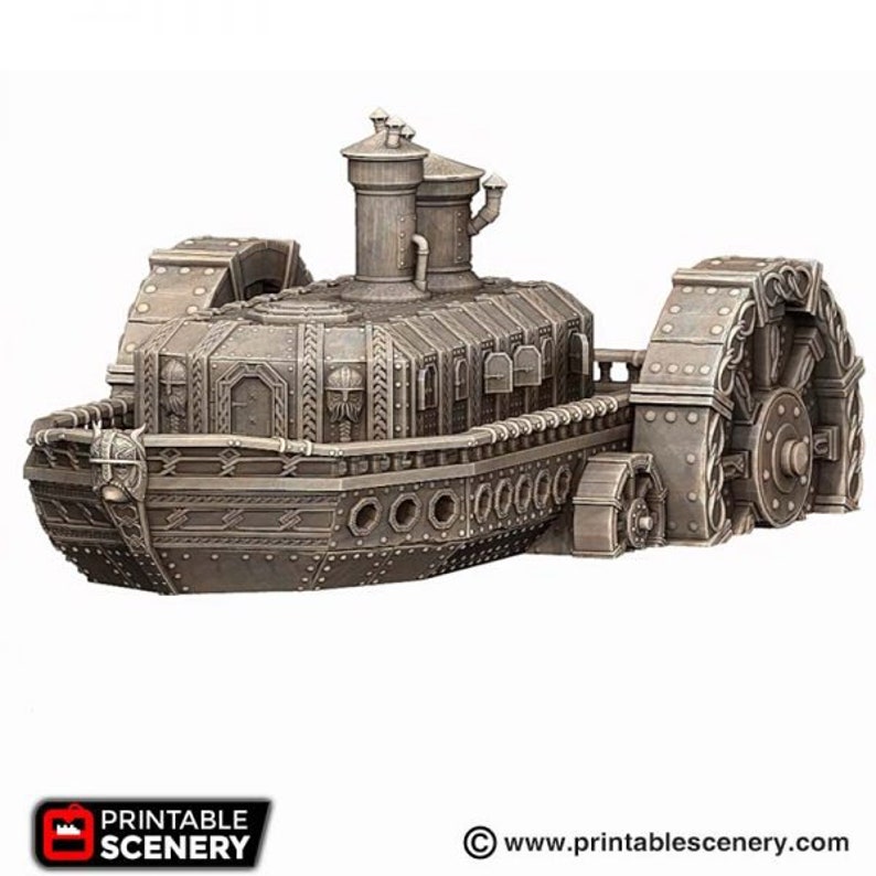 Dnd Steam Ironclad Dwarf Ship Dungeons and Dragons Steampunk | Etsy