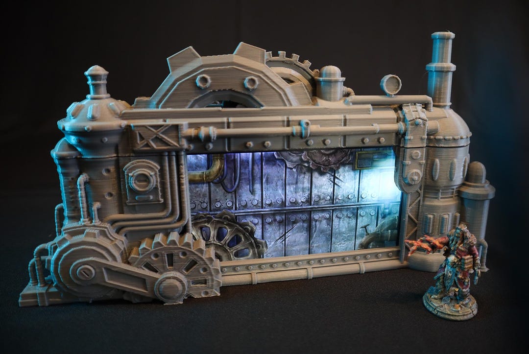 Dnd Steampunk and Gears Animated Sci-fi Punk Futuristic View Insert ...