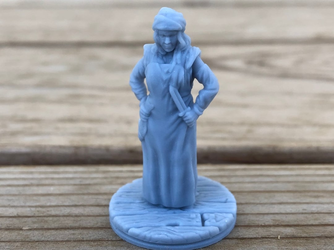 Dnd Female Fisherman's Wife Miniature RESIN Villager Commoner Peasant ...