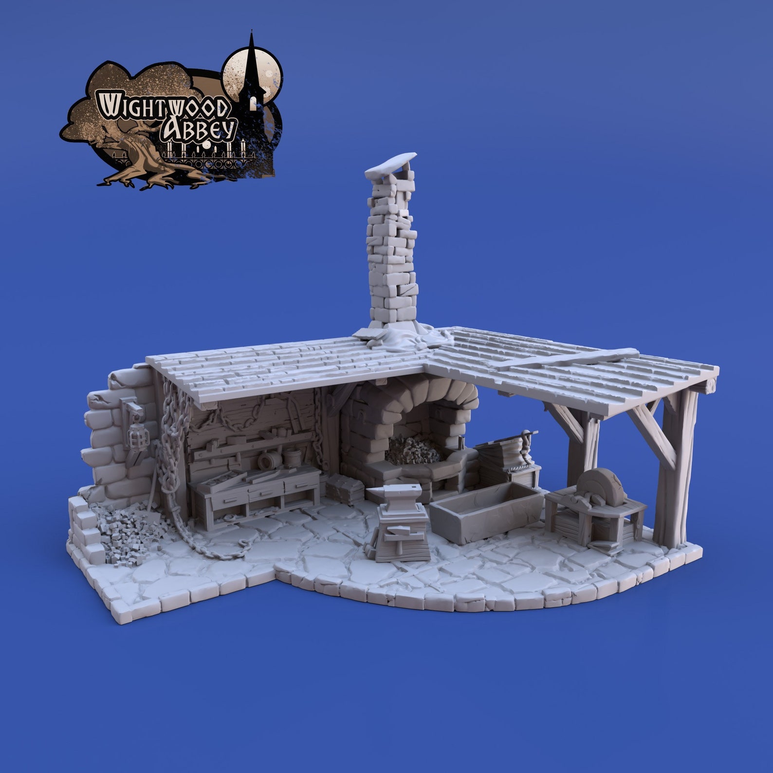 Dnd Blacksmith Smitty Smithy Merchant Shop Tabletop Scatter Terrain ...