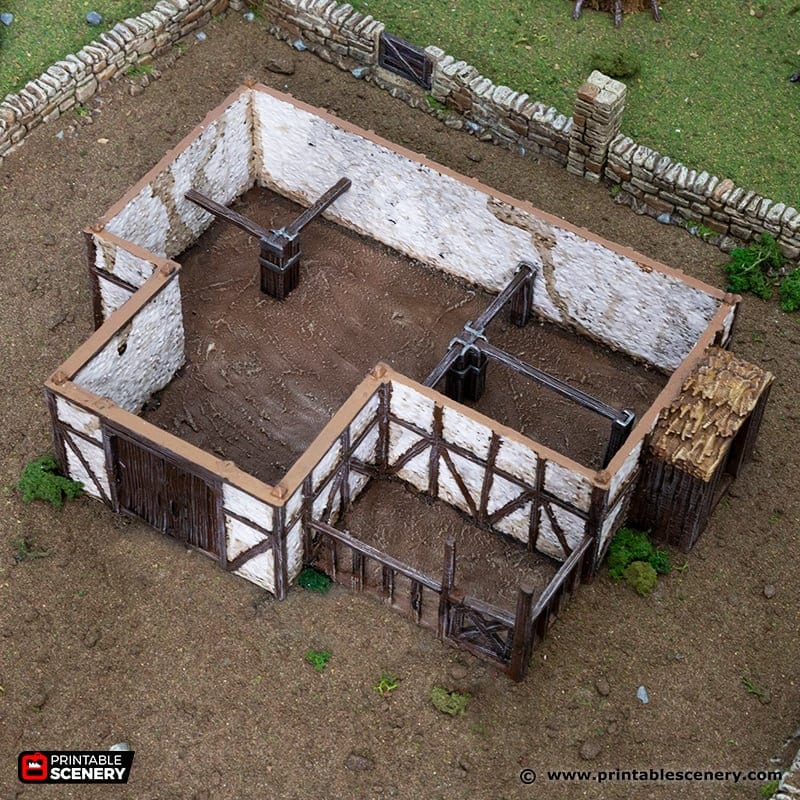 Dnd Country Stables From King and Country Village Medieval Farm ...