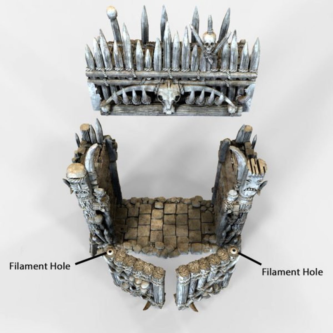 Dnd Orc Tribal Entry Gates Lost Islands Barbarian Tribe Tabletop ...