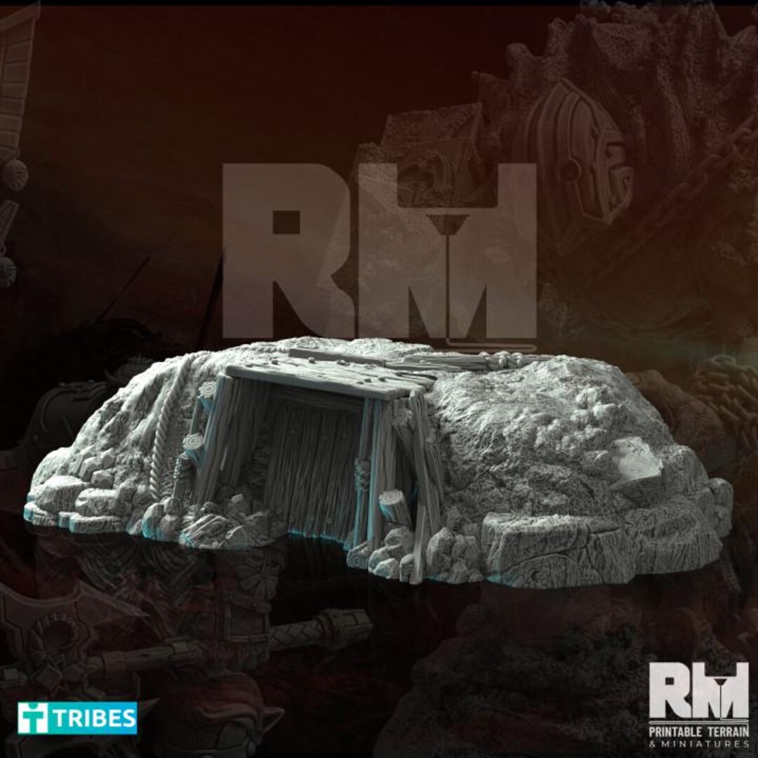 Dnd Underground Hill Mine Entrance Skirmish Cover Scatter Terrain World ...