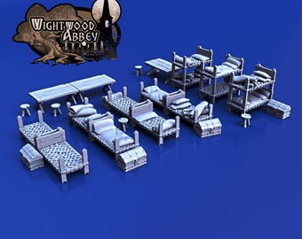 Fantasy Ox Cart Resin Tandem 2x Unpainted Carts With Four - Etsy