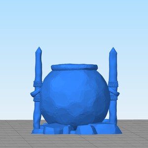 Dnd Large Cauldron Brewing Hag Potion Pot 28mm Tabletop Goblin Village ...