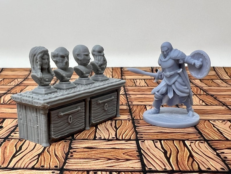 Dnd Bust Display for Library Hall Observatory House Mansion Village ...