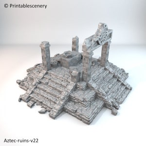 Dnd Aztec Ancient Ruins Portal Tabletop Barbarian Village Scatter Tribe ...