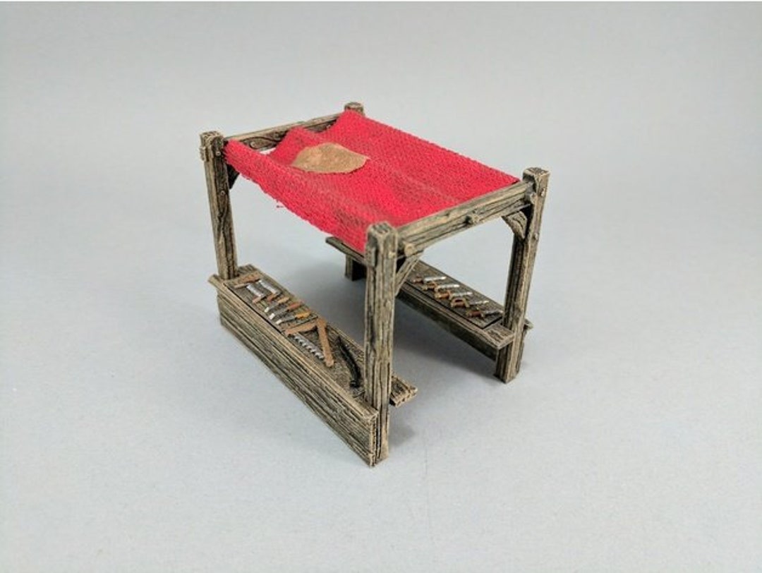 Dnd Market Peddler Merchant Stall - 28mm Tabletop Terrain Miniature RPG ...