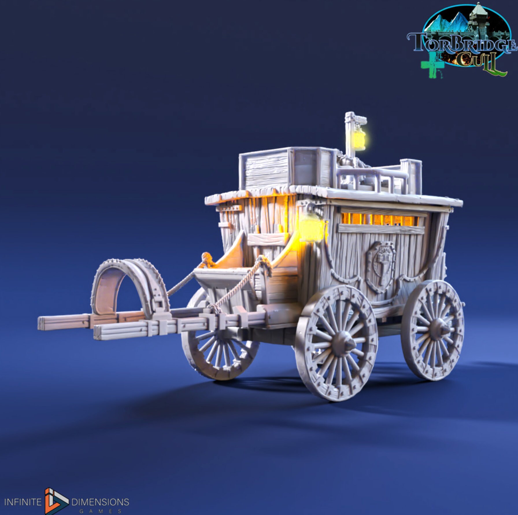 Dnd Prison Wagon Transport Prisoner Jail Cart Medieval Fort Torbridge ...