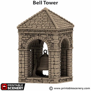 Dnd Bell Tower Expansion for Norman Stone Church Chapel From King and ...