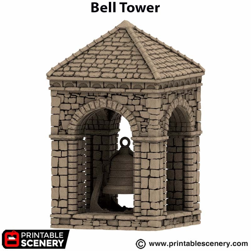 Dnd Bell Tower Expansion for Norman Stone Church Chapel From King and ...