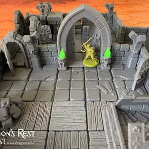 Dnd Dungeon Set Dragon's Rest Dungeon Room Layout Theme Architecture ...