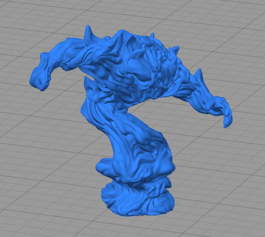 Dnd Atlantis Water Elemental Sea Creature 28mm Miniature - Etsy