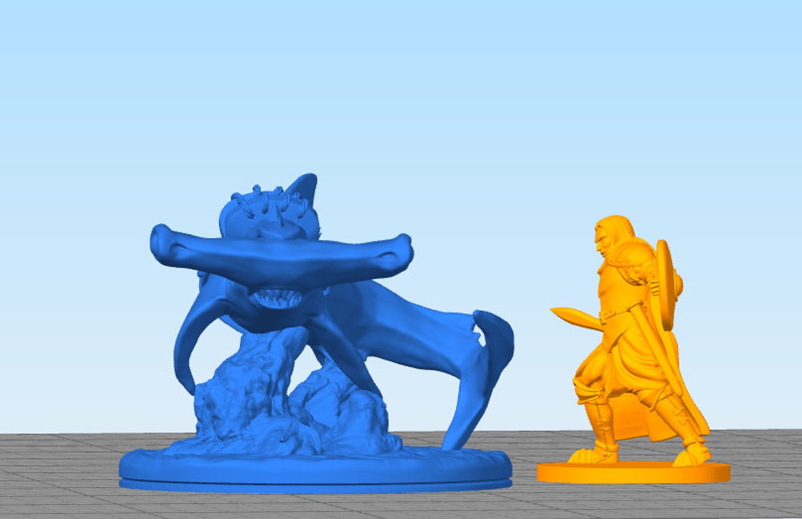 Dnd RPG Wargaming Terrain Atlantis Riders Hammerhead Shark Mount 28mm ...