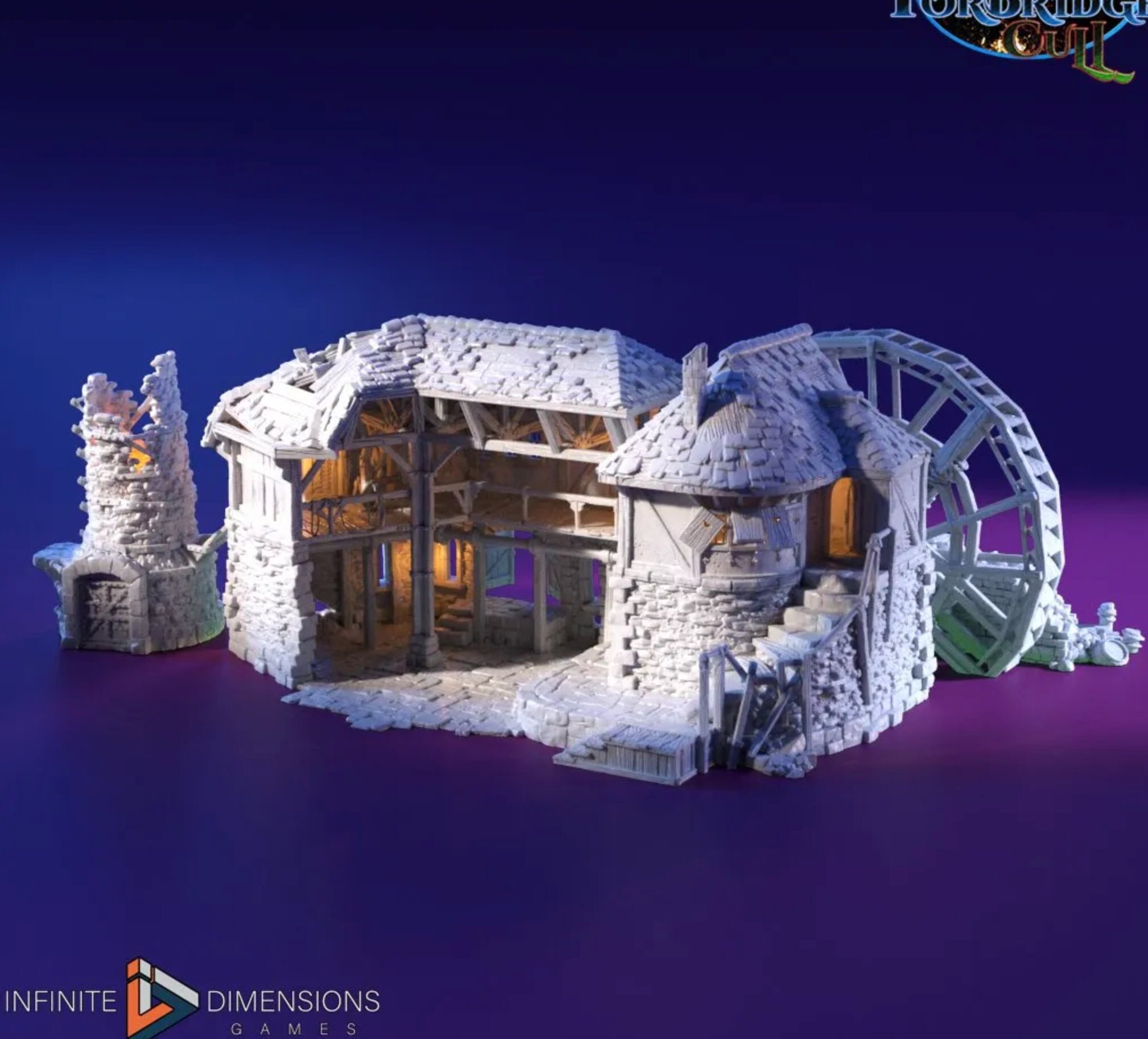 Dnd Lumbermill Saw Mill Logging Camp Medieval Tabletop Scatter Terrain ...