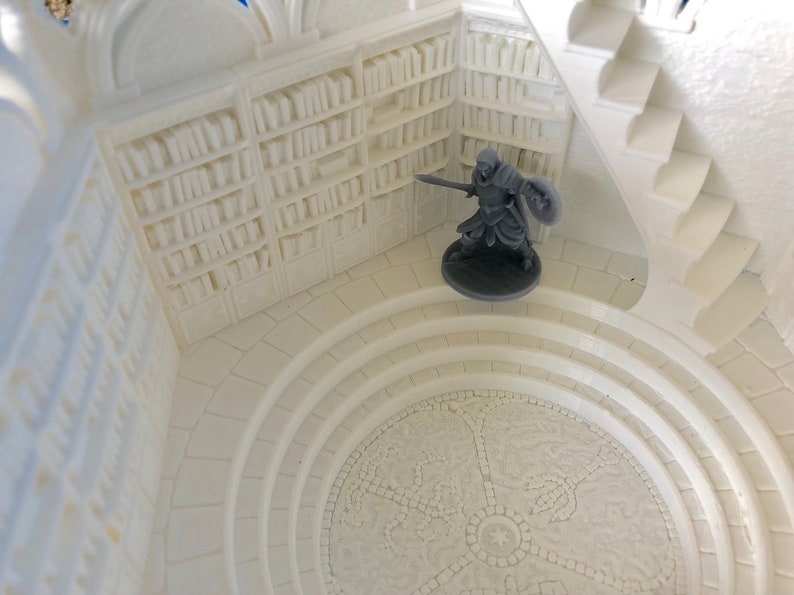 Dnd Elven Library of Ithillia Tabletop Fantasy Scatter Terrain - Etsy