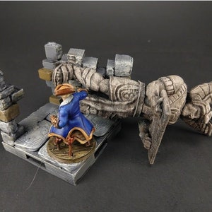 Dnd Statue With Secret Door Hidden Room Entrance Temple Treasure ...