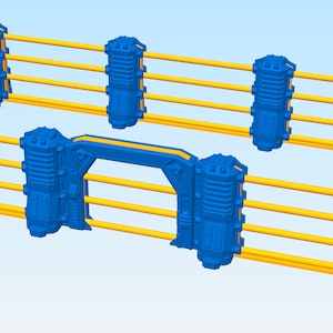 Dnd Laser Fencing Fence Sci-fi Scatter Terrain Tabletop RPG Pathfinder ...