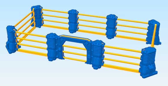 Dnd Laser Fencing Fence Sci-fi Scatter Terrain Tabletop RPG - Etsy