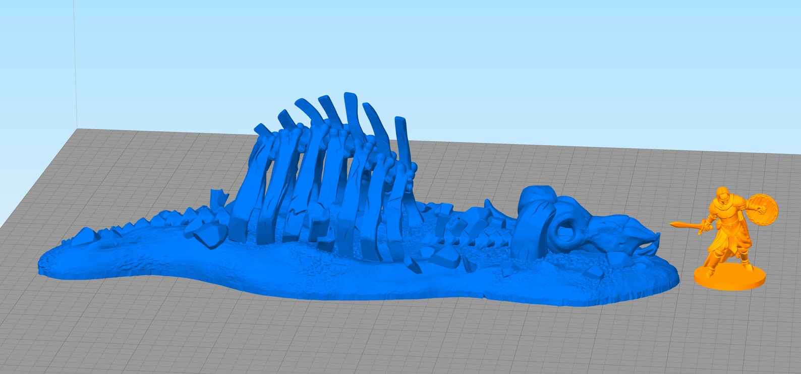 Dnd Beast Skeleton Graveyard Skeletal Remains Bones Tabletop Scatter ...