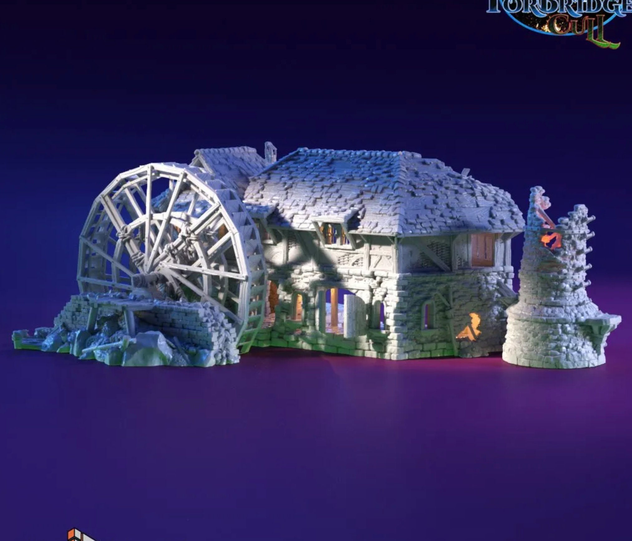 Dnd Lumbermill Saw Mill Logging Camp Medieval Tabletop Scatter Terrain ...