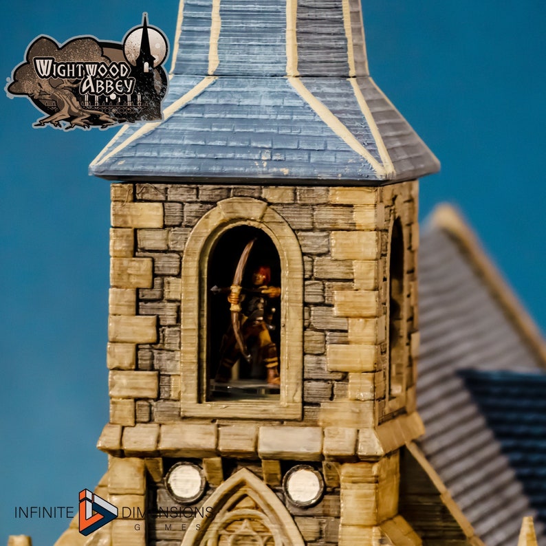 Dnd Medieval Church Chapel Cathedral Wightwood Abbey Tabletop Scatter ...