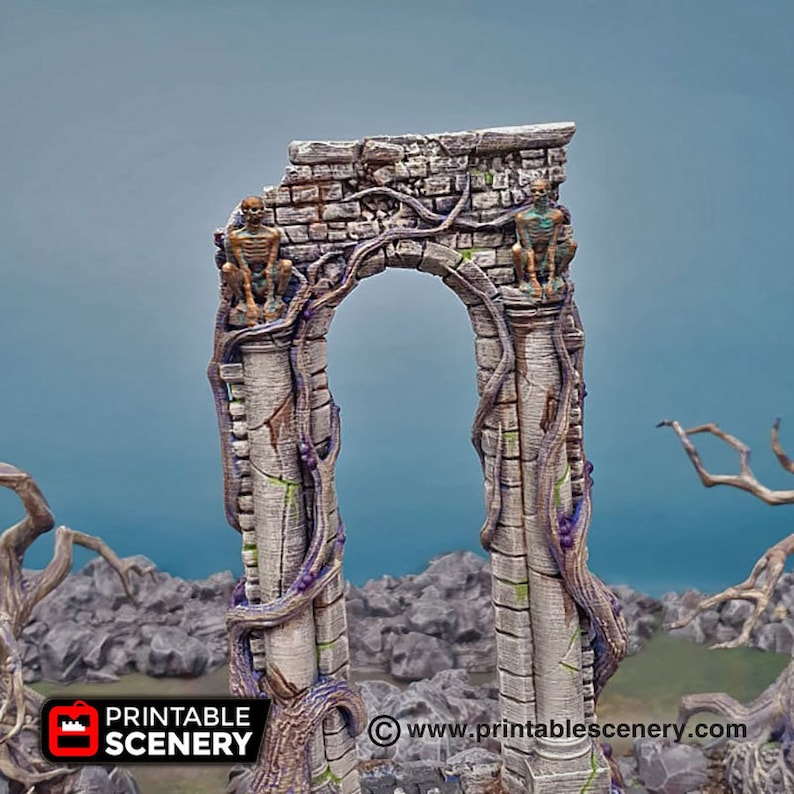 Dnd Shadow Gate Ancient Portal Stargate Shadow Fey Tabletop - Etsy