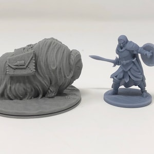 Dnd Yak Pair Tundra Pack Animals for Mountain Travel Snow Winter ...