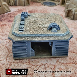 Dnd Storm Bunker Sci-fi House Future Alien Spaceship Star Wars Legion ...