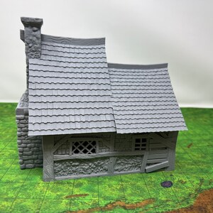 Dnd Medieval Cottage House Single Story Home V1 RPG D&D Dungeons and ...