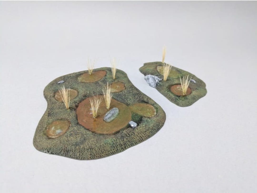 Dnd Marsh Swamp Set- Bog Mire Wetlands 28mm Tabletop Scatter Terrain ...