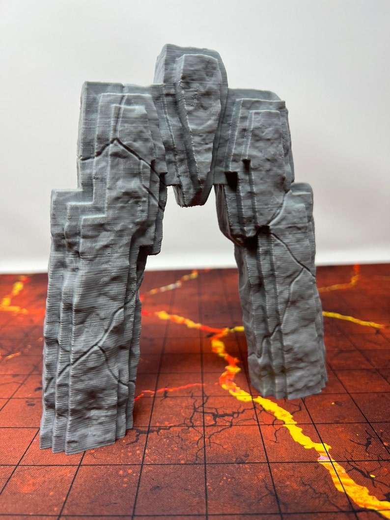 Dnd Large Ancient Stone Archway 28mm Tabletop Terrain - Etsy