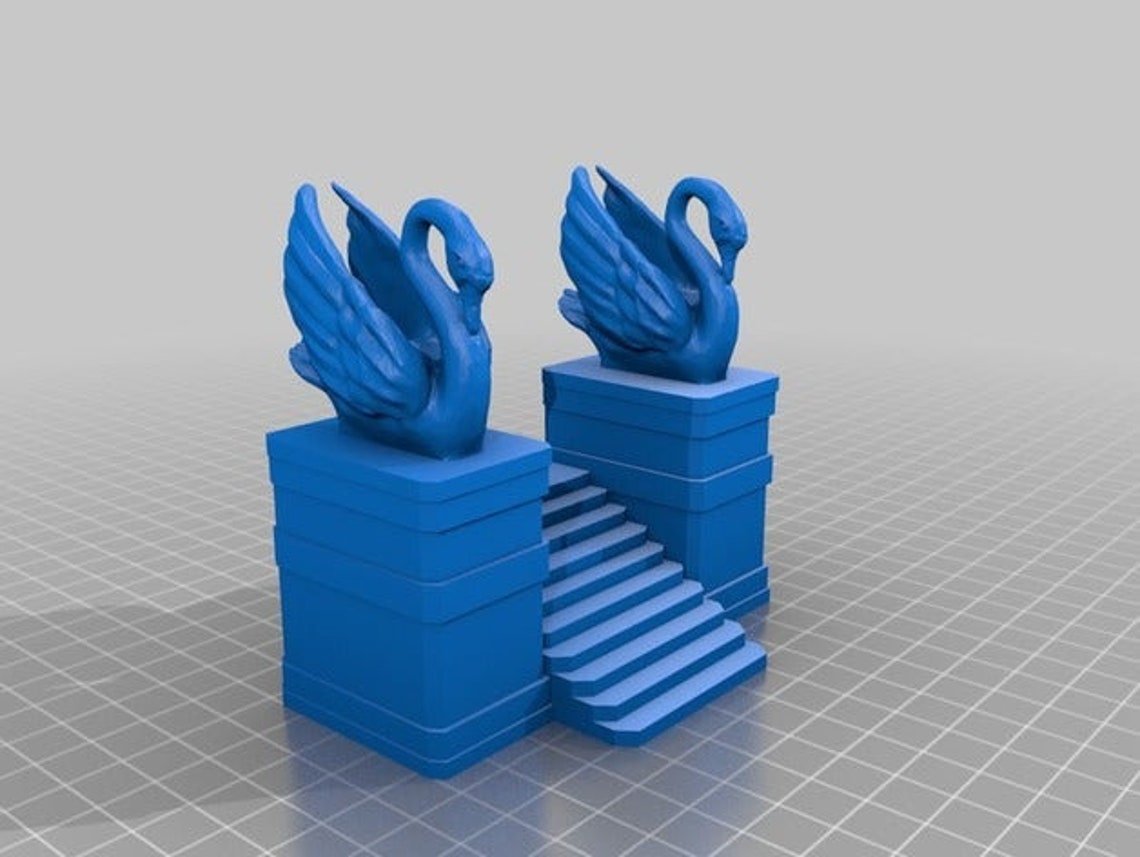 Dnd Swan Stairway Grand Entrance for Castle/throne 28mm - Etsy