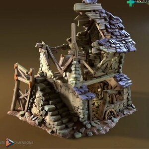 Dnd Ruined Grumble's Cottage Dilapidated Building War Ruins Tabletop ...