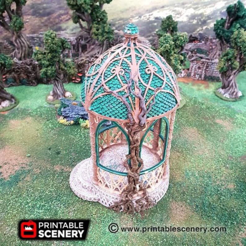 Dnd Elven Shrine of Solace Elf Design Craftsmanship City Gardens ...