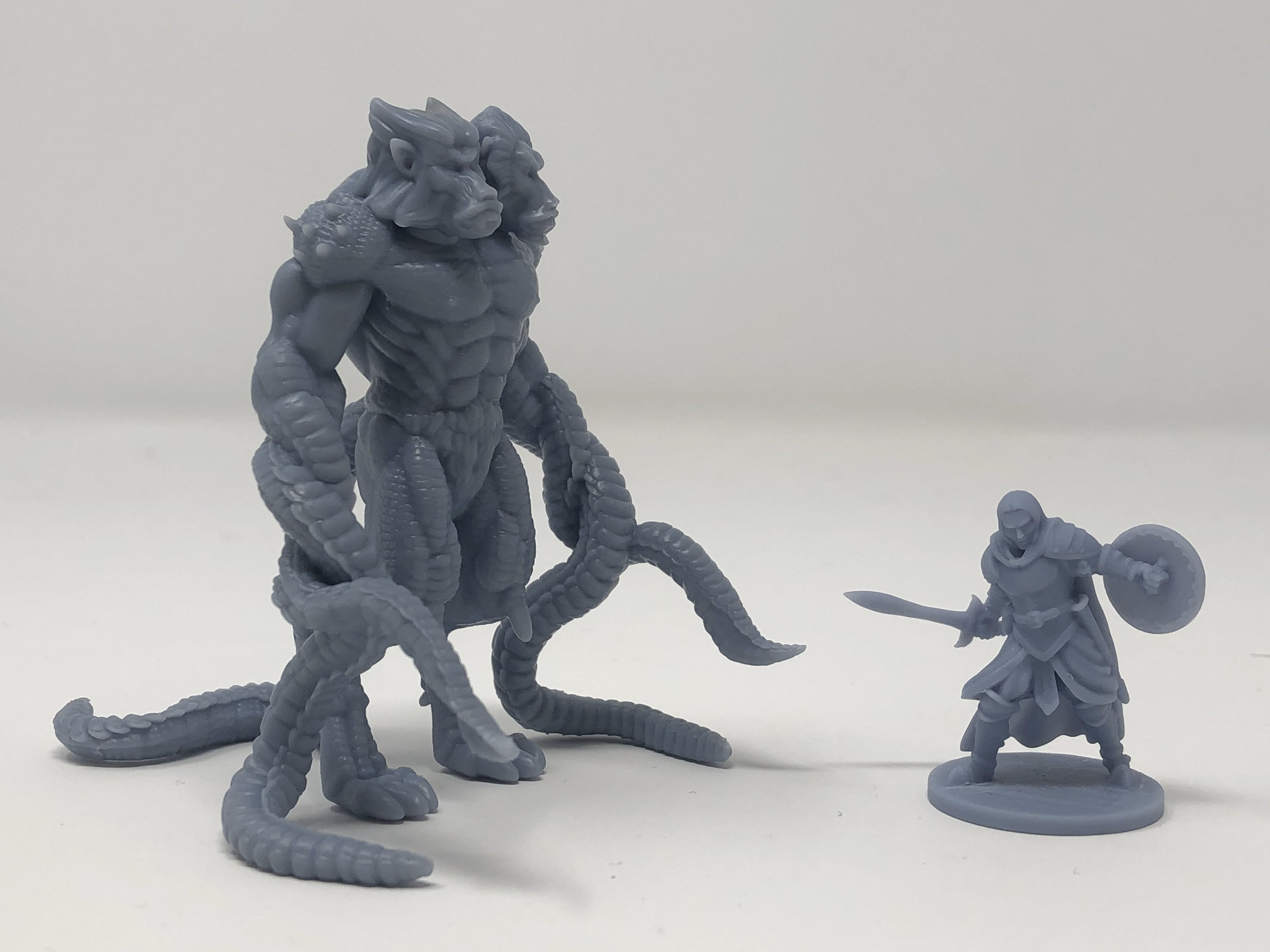 Dnd Demogorgon Resin Miniature Reptile Demon Monster Creature Underdark ...