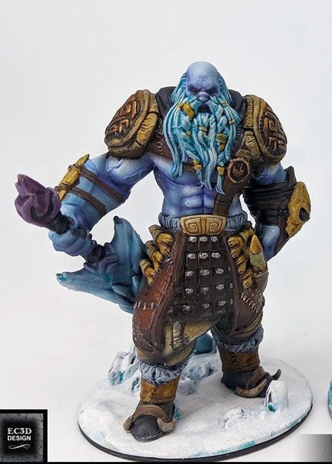 Dnd Frost Giant Male Frost Titan Nordic Winter Creature Arctic Ice ...