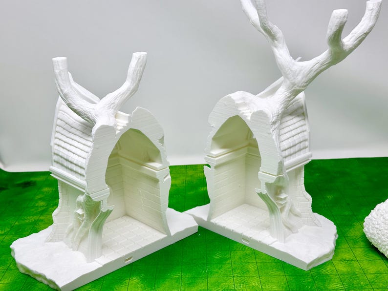 Dnd Small Elven Elf House - 28mm Tabletop Miniature Village Tabletop ...