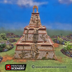 Dnd Ruined Aspect of the Gods Pyramid Aztec Ruins Stargate Tabletop ...