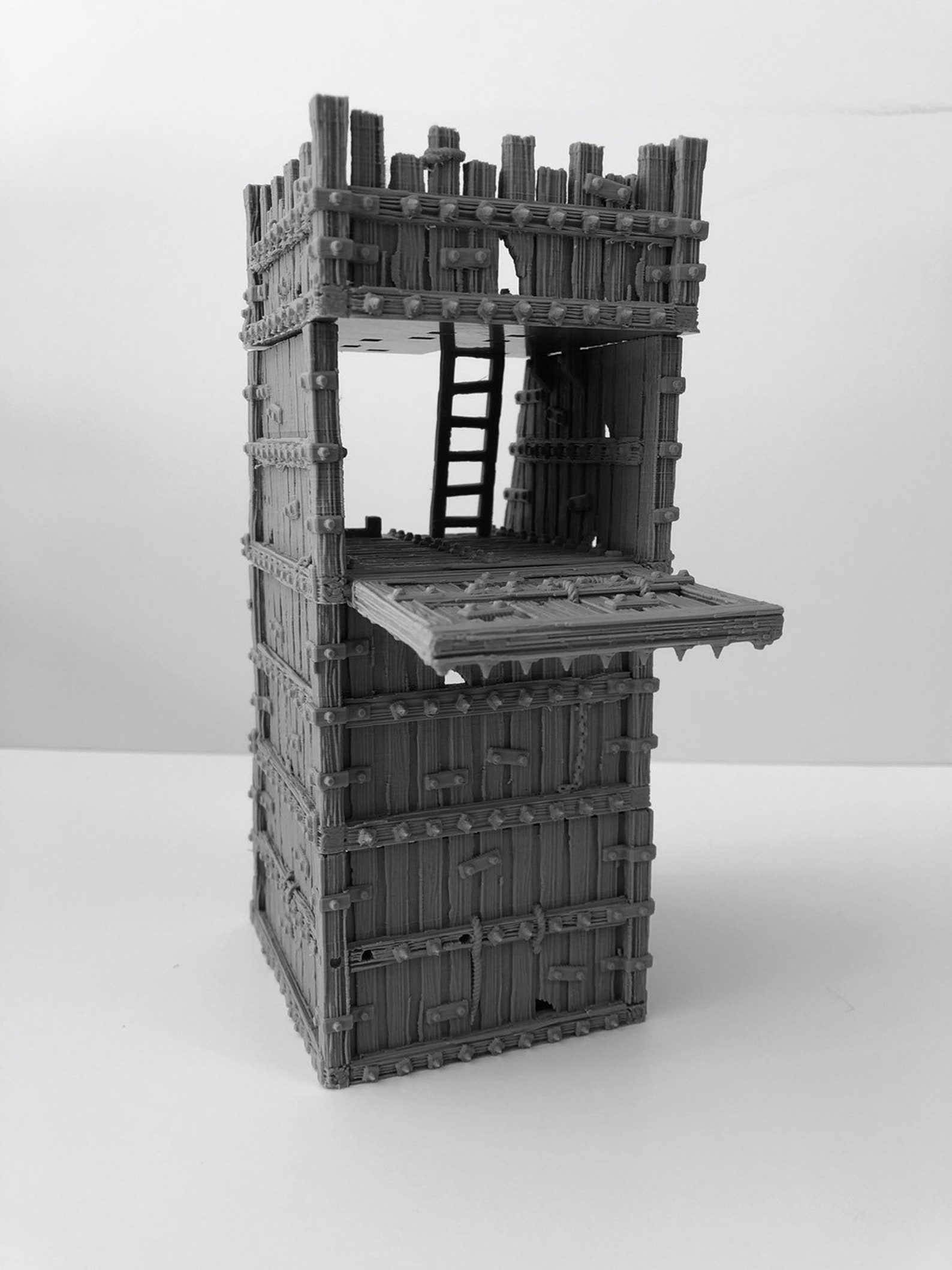 Dnd Siege Tower Wargaming Battle War Tabletop Scatter Terrain RPG D&D ...