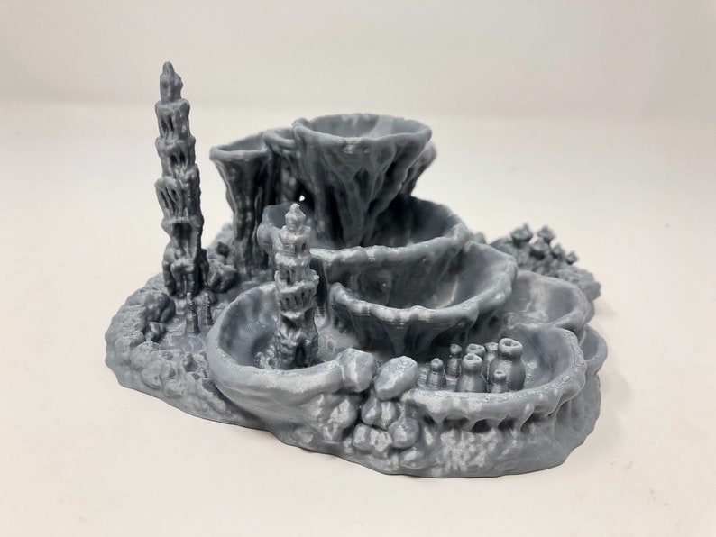 Dnd Wet Caverns Fountain Cave Underdark Terrain RPG Miniatures - Etsy